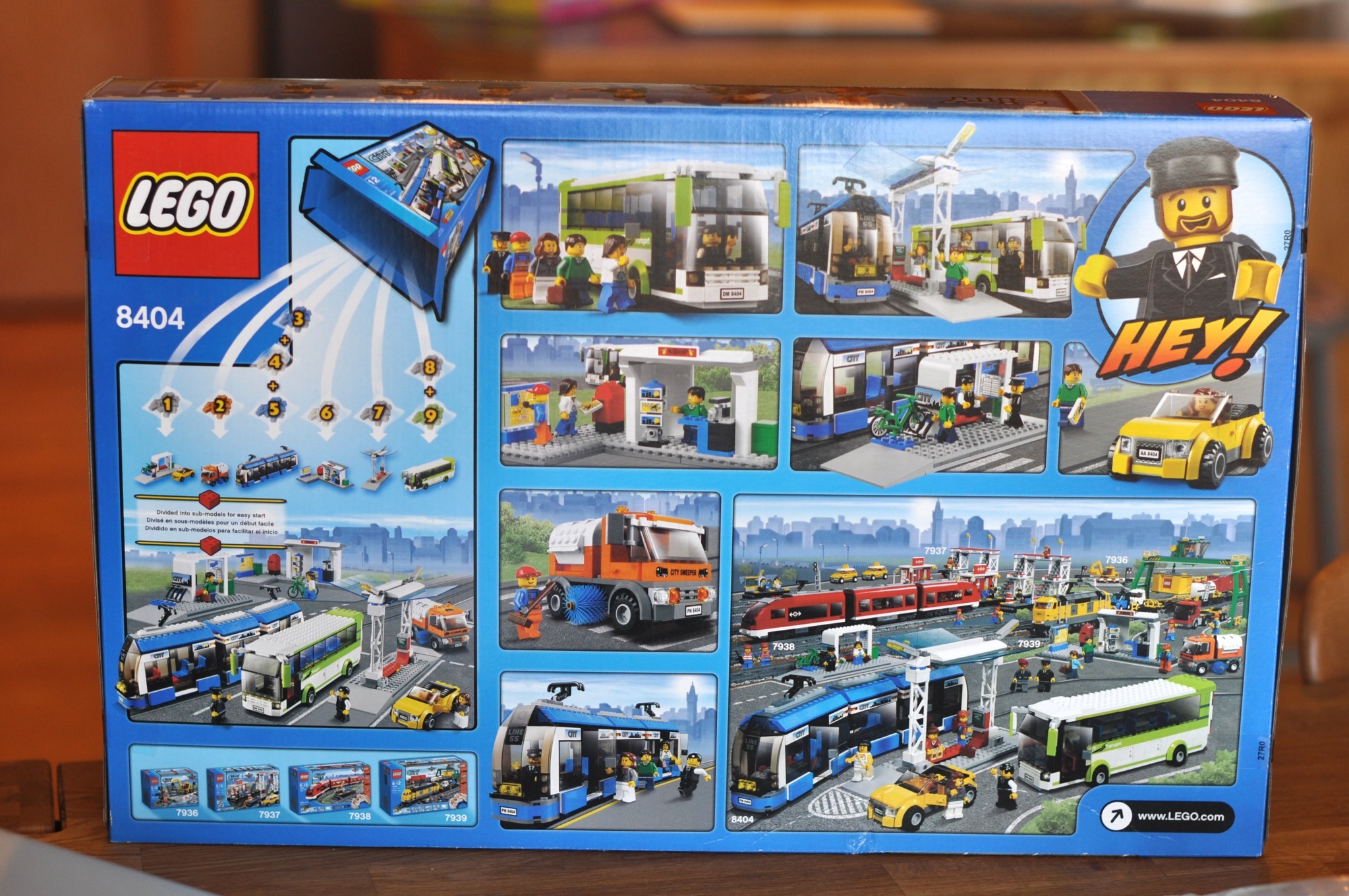 Lego City 8404 Public Transport System Brand New/Sealed NIB w/ Bus/Car ...